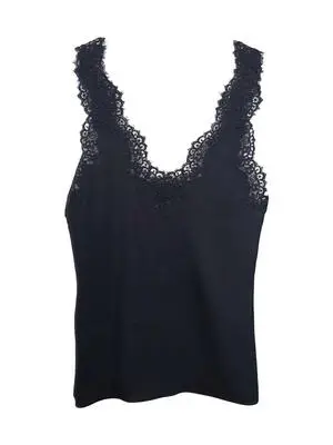 Stella McCartney Lace-trimmed Top - Black