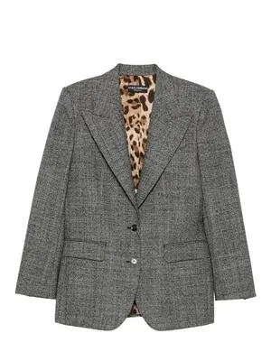 Dolce & Gabbana Grey Jackets Blazers - Gray