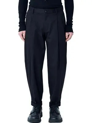 Dolce & Gabbana Cotton Gabardine Pants - Black