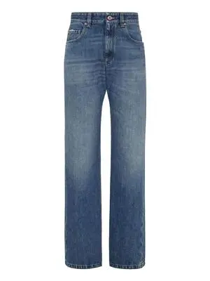 Brunello Cucinelli Cotton Jeans - Blue