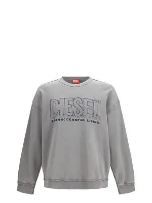 DIESEL® S-boxt-raw-v1 Sweatshirt - Gray