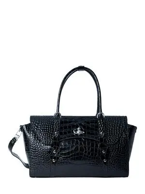 VIVIENNE WESTWOOD Medium Bettina Handbag - Black