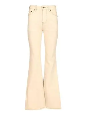 Burberry Flare Jeans - White