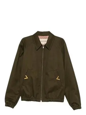 Valentino Garavani Valentino Bomber Jacket Green