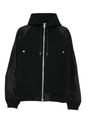 Sacai Paneled Lightweight Bomber Jacket - Black