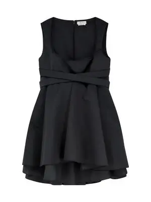 Alexander McQueen Taffeta Dress - Black