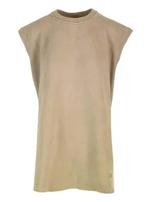 Moncler Sleeveless Cotton Fleece Sweatshirt - Green