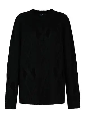Versace Wool Blend Sweater - Black