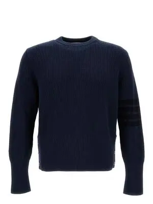 Thom Browne THOM BROWNE Crewneck Cotton Cardigan Multicolor
