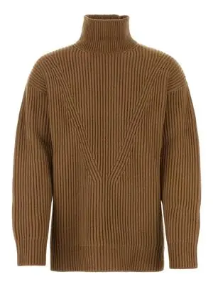 JIL SANDER Wool Sweater - Brown
