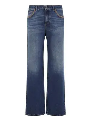 Etro Straight Denim Jeans - Blue