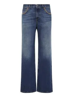 Etro Straight Denim Jeans - Blue
