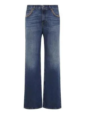 Etro Straight Denim Jeans - Blue