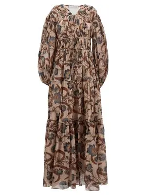Zimmermann Floral Print Long Dress - Multicolor