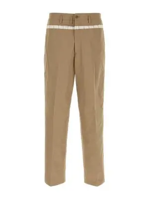 MAISON MARGIELA Camel Cotton Pant - Brown