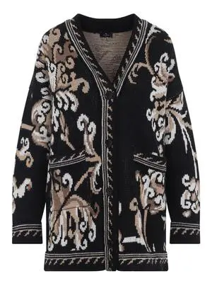Etro Wool Cardigan - Black