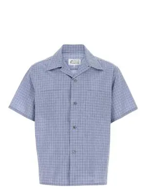 MAISON MARGIELA Embroidered Stretch Cotton Shirt - Multicolor