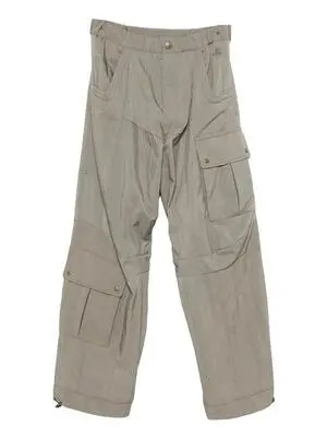 VIVIENNE WESTWOOD Grey Trousers Wide-leg Trousers - Gray