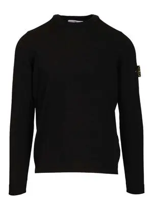Stone Island STONE ISLAND Lightweight Organic Cotton Sweater Black
