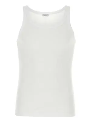 Dolce & Gabbana Cotton Marcello Tank Top - White