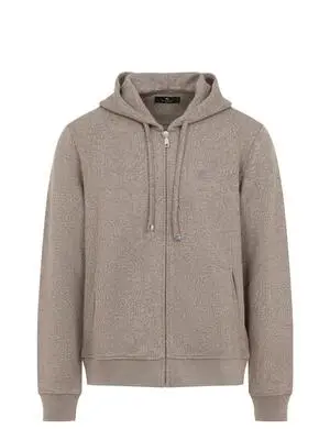 Etro Zipped Paisley Hoodie - Multicolor