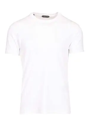 TOM FORD Tom Ford Men Perforated Ribbed T-Shirt