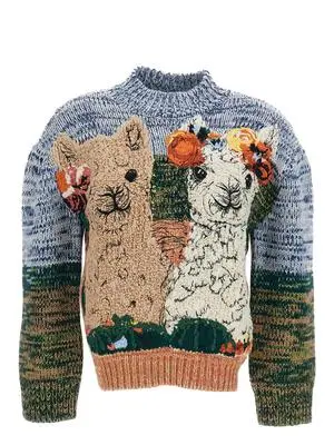 Stella McCartney Alpaca Jacquard Jumper - Multicolor