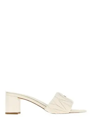 Miu Miu Heeled Sandal - White