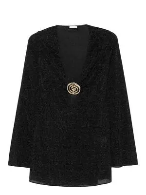 Oseree Lumière Spira Kaftan - Black