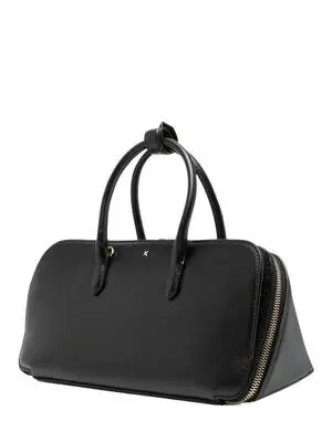 Alaïa Smooth Calf Leather Tote Bag - Black