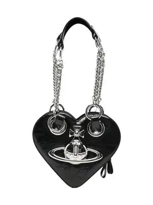 VIVIENNE WESTWOOD Calf Leather Tote Bag - Black
