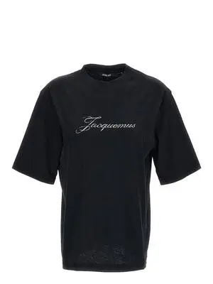 Jacquemus Logo Cotton T-shirt - Multicolor