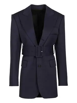 Celine Column Jacket - Blue