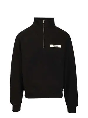 Jacquemus Gros Grain Sweatshirt - Black