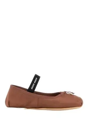 Miu Miu Ballet Flat - Brown