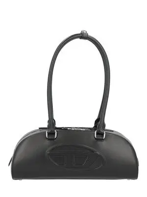 DIESEL® 1dr Leather Bowling Bag - Black