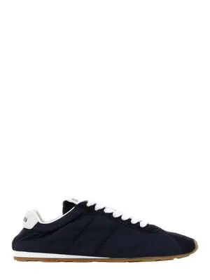Miu Miu Fabric And Suede Sneakers - Blue