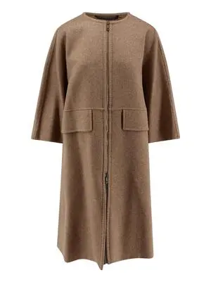 Max Mara Amour Cashmere Coat - Cream
