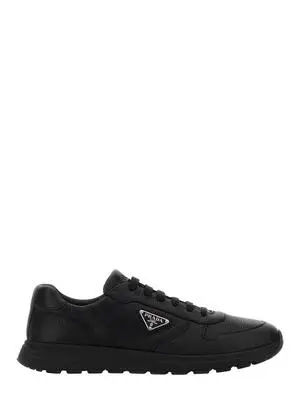 Prada Leather Prax 2.0 Sneakers - Black
