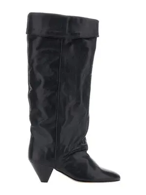 Isabel Marant Étoile Isabel Marant Women Elita-Gz Boots With Heel, In Leather, Black, Women Multicolor