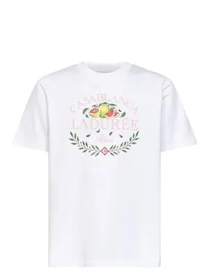 Casablanca White Cotton Jersey Laduree X T-shirt - Multicolor