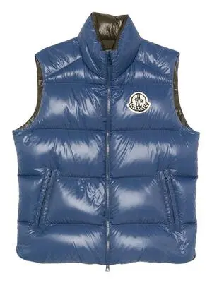 Moncler MONCLER Quilted Down Vest Blue