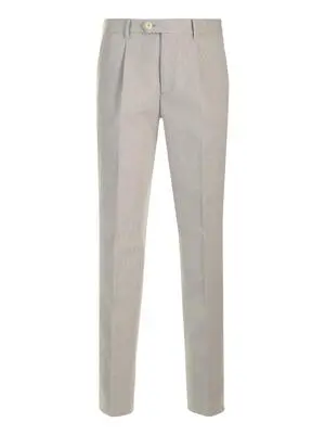 Brunello Cucinelli BRUNELLO CUCINELLI Cotton-Wool Trousers Gray