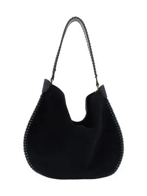 Isabel Marant Étoile Oskan Suede Shoulder Bag - Black