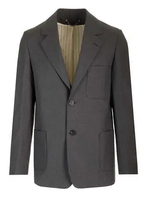 GOLDEN GOOSE Virgin Wool Tailored Jacket - Gray