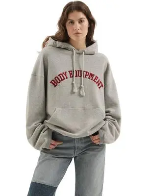 1989 STUDIO Body Equipment Cotton Hoodie - Gray