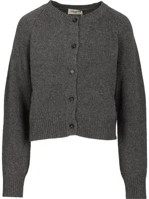 Max Mara Wool Button-down Cardigan - Gray