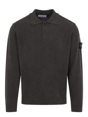 Stone Island Polo Knitwear - Gray