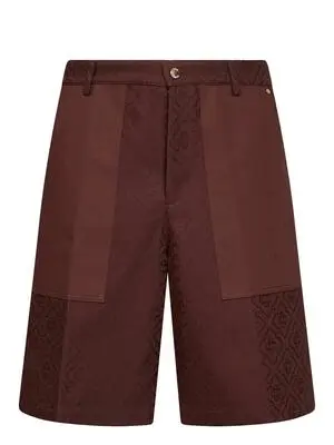 Casablanca CASABLANCA Cotton Monogram Cargo Shorts Multicolor