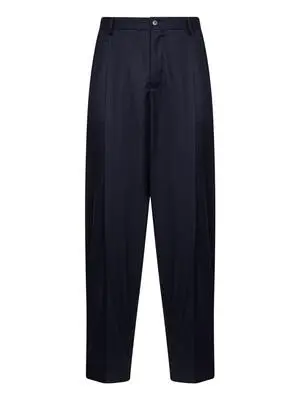 Dolce & Gabbana Stretch Flannel Tailored Trousers - Multicolor
